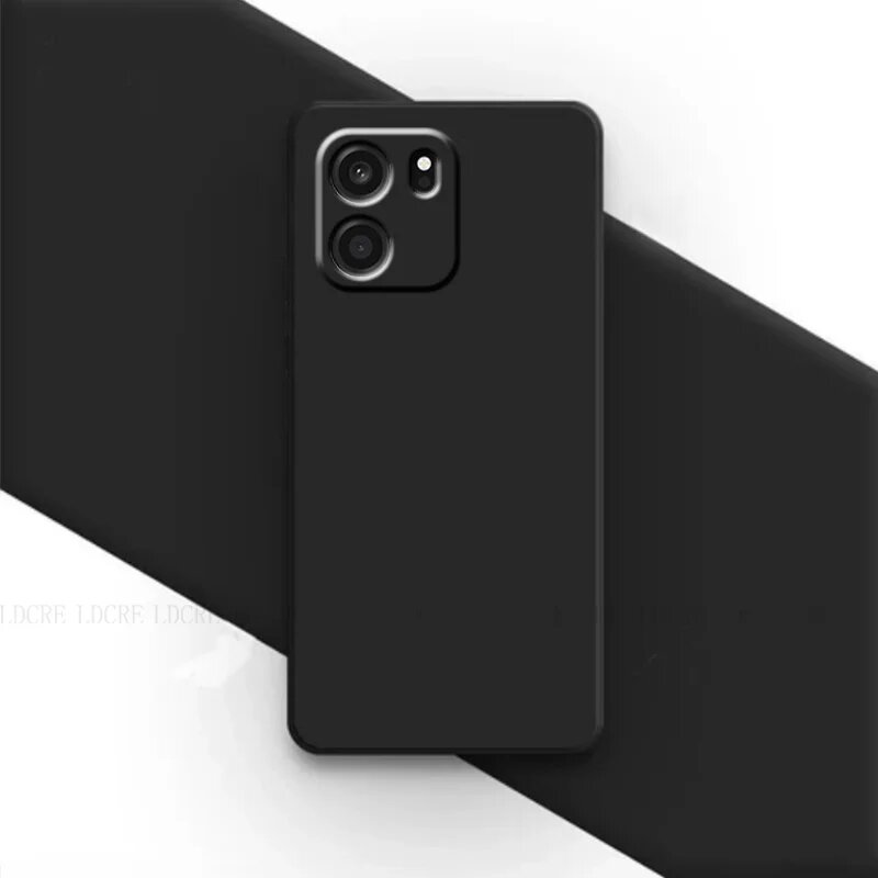 Чехол для Oneplus Nord CE 6, новый противоударный чехол из жидкого силикона и мягкого Черный, черный