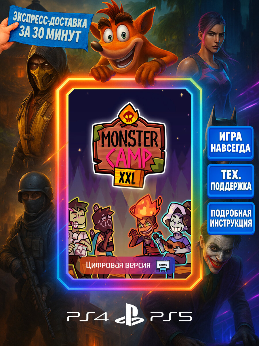 Monster Prom 2: Monster Camp XXL PS4/PS5 | Моментальная доставка | Английский язык | Ролевые игры