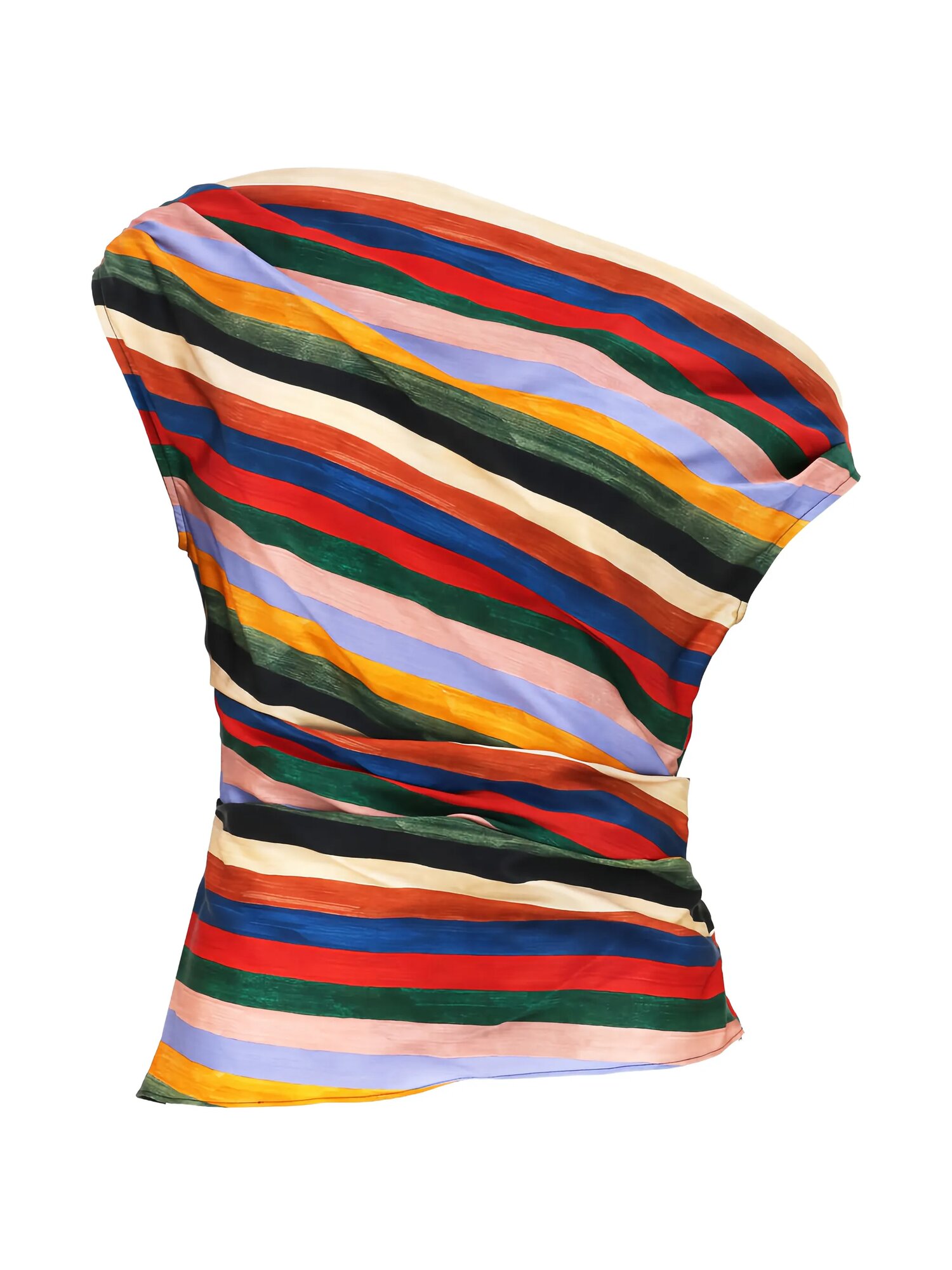 Топ Phare striped silk top