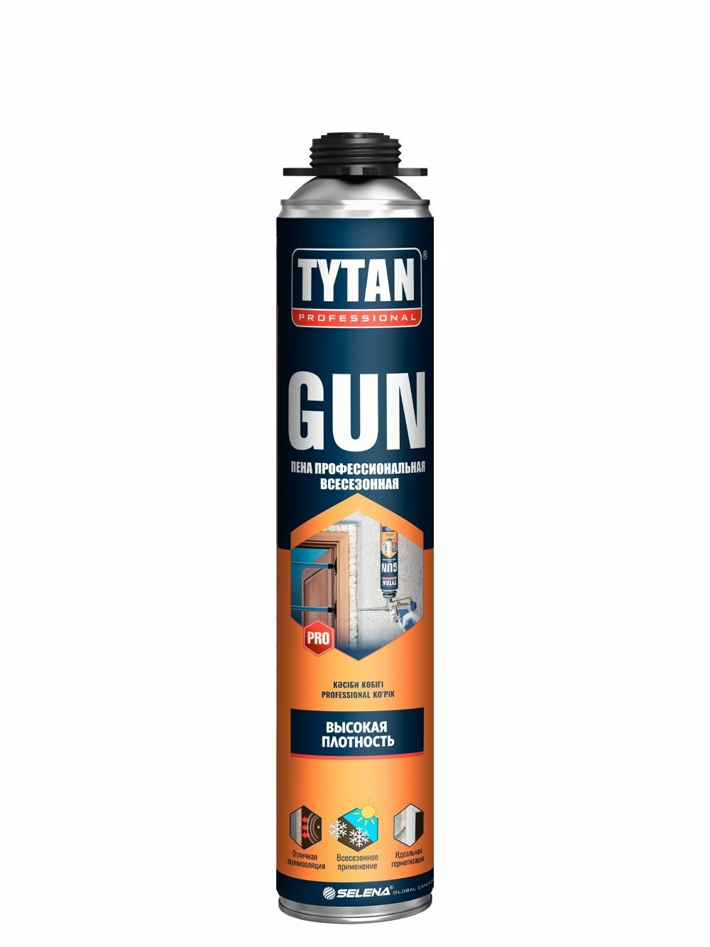 Пена профессиональная Tytan Professional Gun всесезонная 750 мл