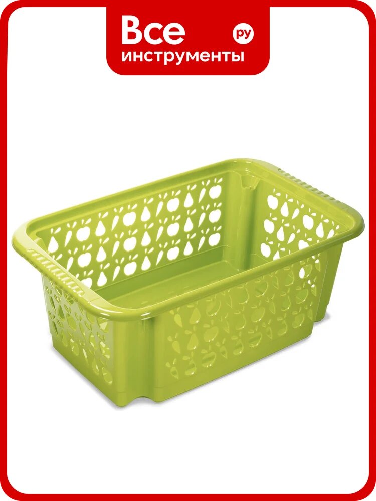 Корзина для овощей Martika Джета 17 л, перфорированная, колор С725-00-КОЛ, пластиковая
