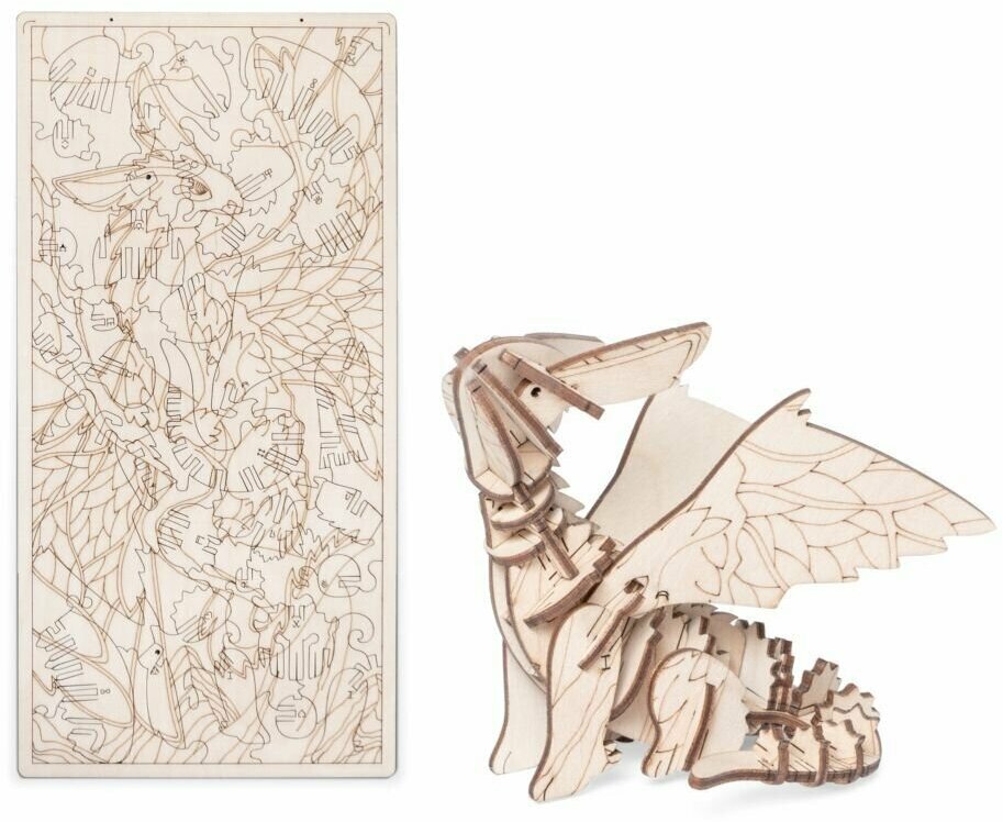 Пазл раскраска игрушка Дракон Леммо тойс 82 детали 0196 5+