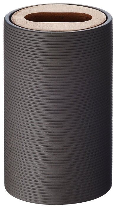 Стаканчик для з/щетки RIDDER Roller, полирезин / бамбук, серый, 2105207