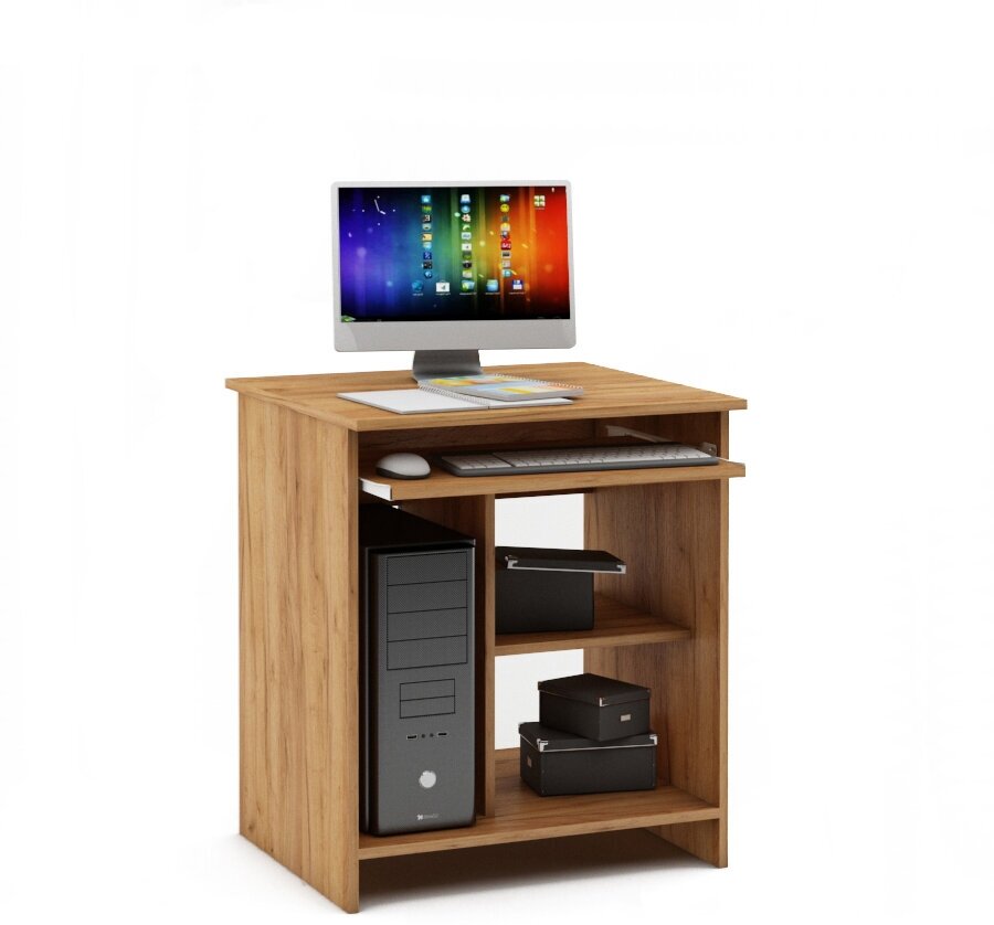 Компьютерный стол "Имидж (Арсенал)", 75x65х60 см, отделение для системного блока