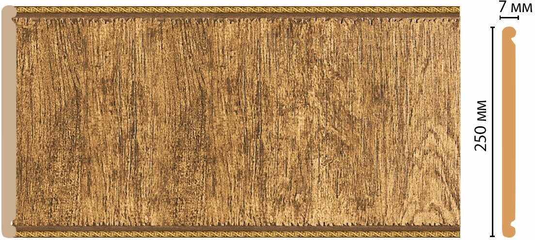 Декоративная Панель Decomaster C25-4 В250хШ7хД2400 мм / Декомастер.