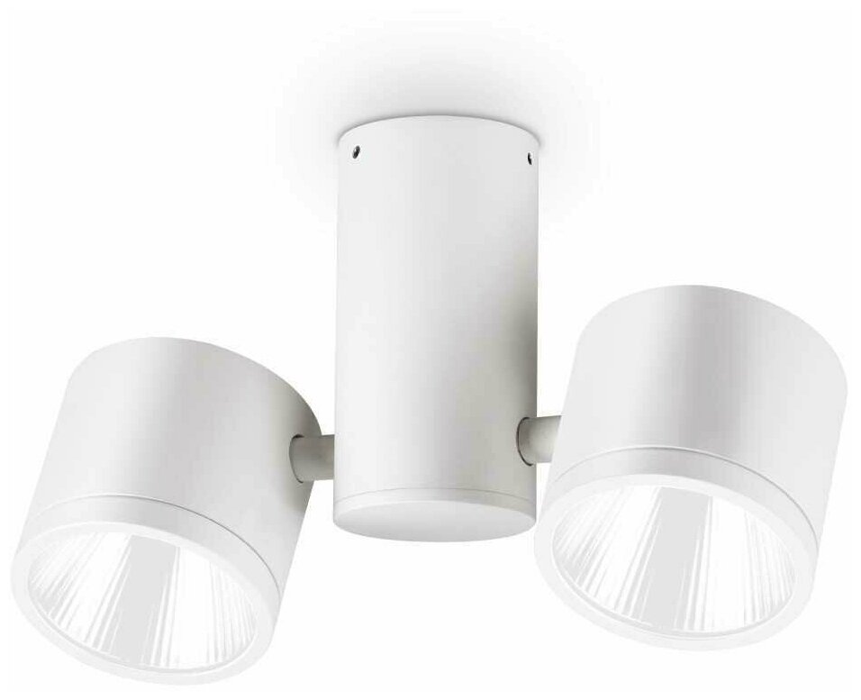 Светильник уличный потолочный ideal lux Sunglasses PL 14.5Вт 1450Лм 4000К IP44 LED 230В Белый Алюминий 161853.