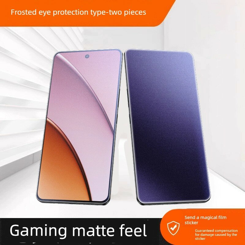 Гейминг Матовая Пленка для Redmi Turbo 4 Pro: 10K антибликовая, 20x ударопрочная, противопыльная, 2 шт.
