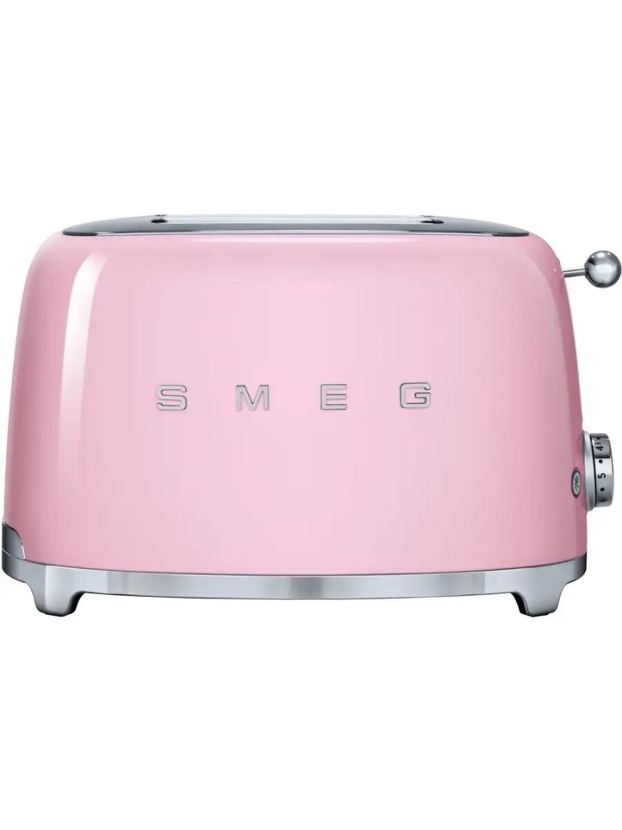Тостер с подогревом SMEG TSF01WHEU, регулировка степени обжаривания, функция подогрева, функция размораживания — фото 1