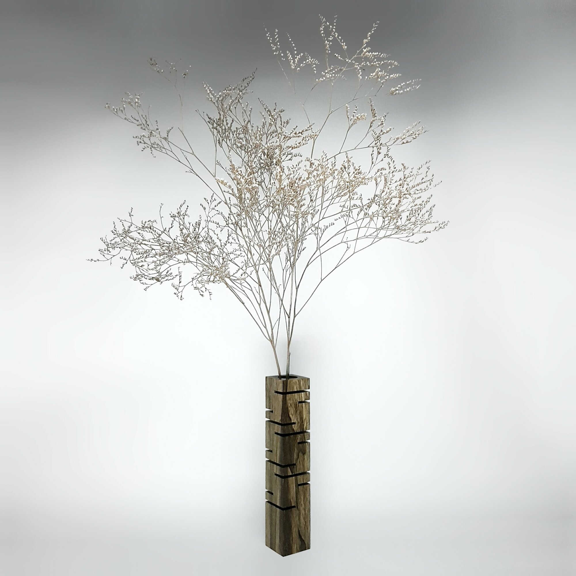 Дизайнерская настольная ваза для сухоцветов и свежих цветов Офрам