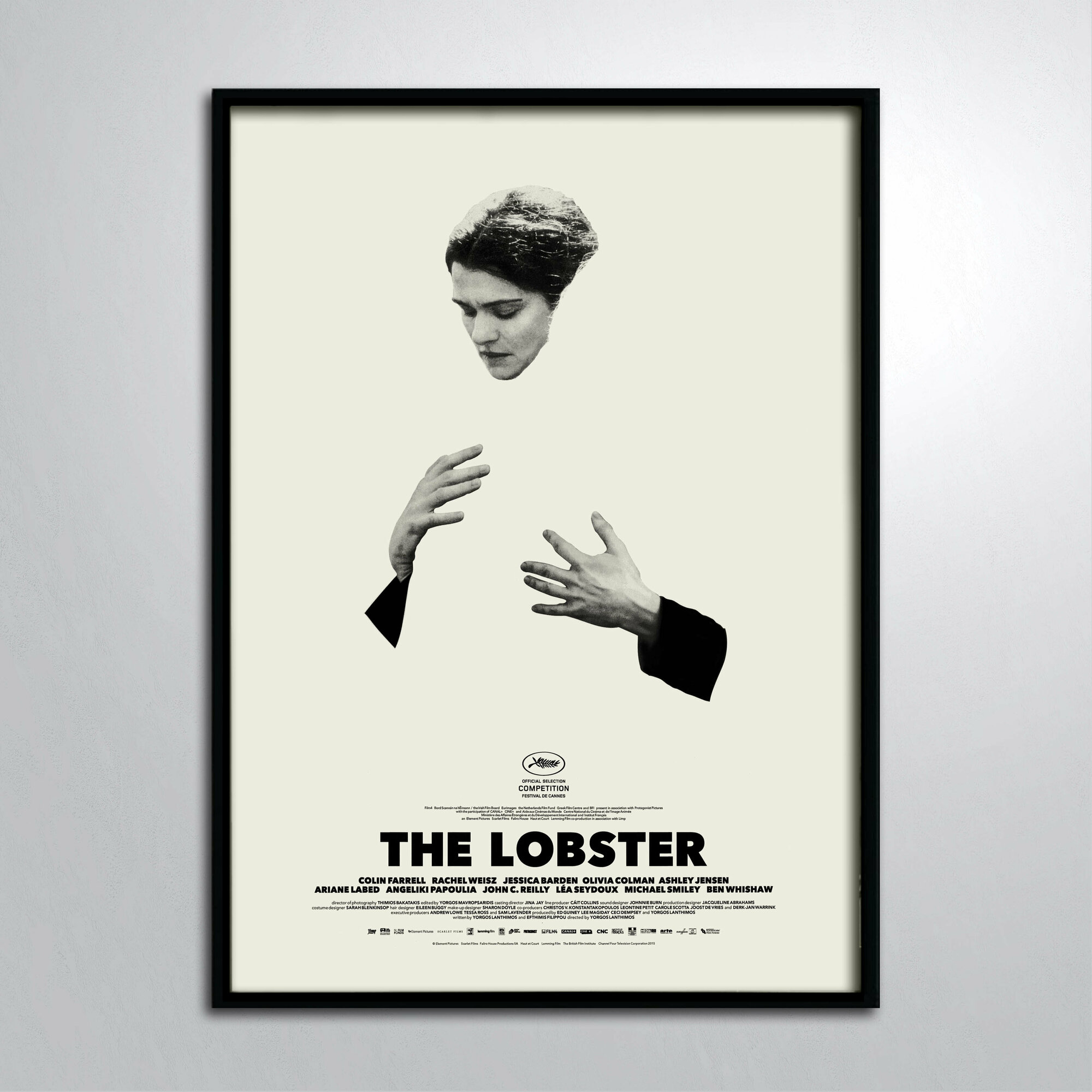 Постер в раме/Лобстер Рэйчел Вайс Минимализм The Lobster