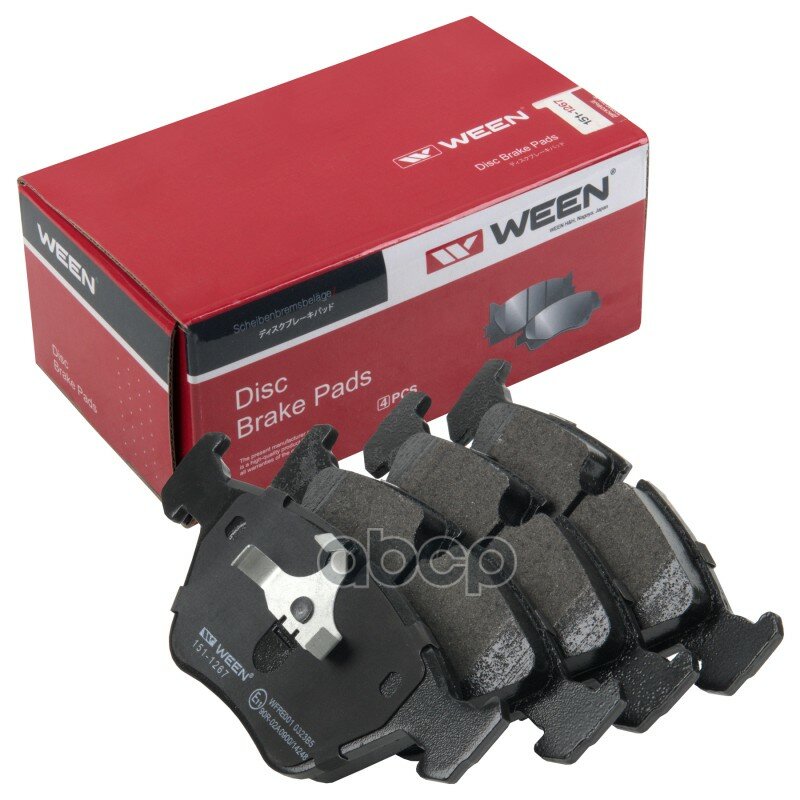 Тормозные колодки дисковые передние BMW 3 (E36) 5(E34) 7(E32) Z3 Ween арт. 151-1267