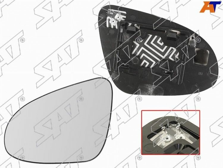 Полотно зеркала Toyota Camry Europe/Russia (XV50) 11-18 (Слева/ Обогрев/ сферическое) Sat арт. ST1210111