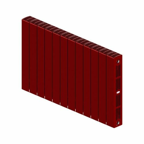 Радиатор Rifar SUPReMO 500-12 Ду 3/4 (RAL 3011) бордо, биметаллический