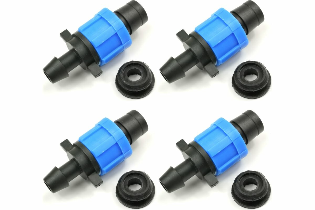 Профитт Старт-коннектор для капельной ленты 16 мм под отверстие 12 мм, 4 шт.