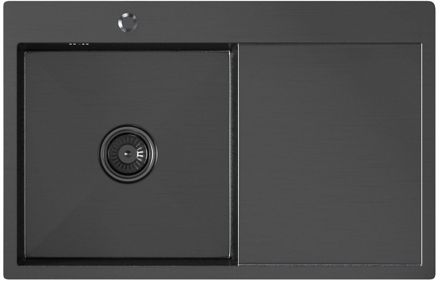 Мойка кухонная Mixline Pro 78 L черный графит