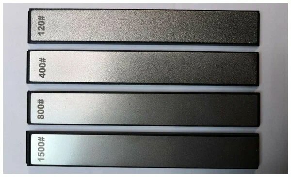 Комплект из 4 алмазных камней (брусков) для точилок Ruixin Pro #120, #400, #800, #1500 грит