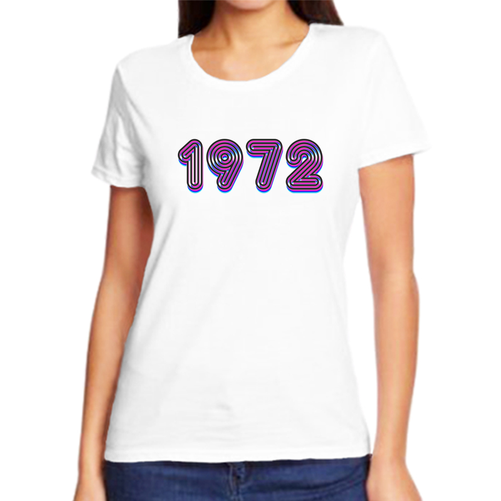 Футболка с годом рождения 1972