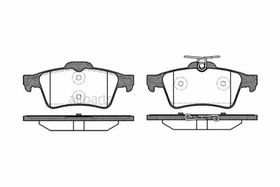 ROAD HOUSE 284220 Колодки торм. диск. Saab 9-3 2.0it-2.2 TiD