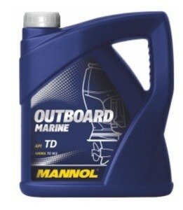 Масло моторное для водной техники mannol 4л полусинтетика outboard marine 2t