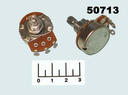 Резистор переменный 250 кОм RV24AF-10E6-20K-A250K-10J9 (+55)