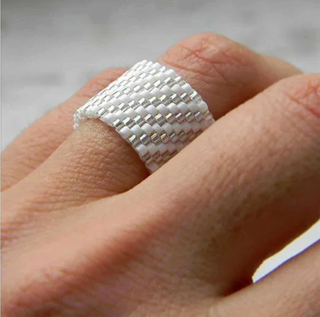 Кольцо, бисер