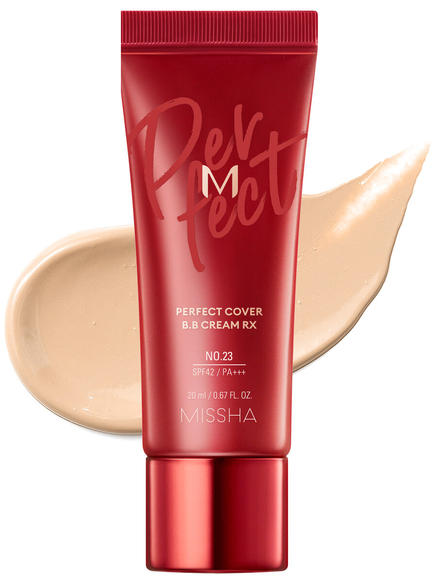 MISSHA М Perfect Cover BB Cream RХ Тональный BB крем "Естественное покрытие" SPF42/PA тон 23 20 мл