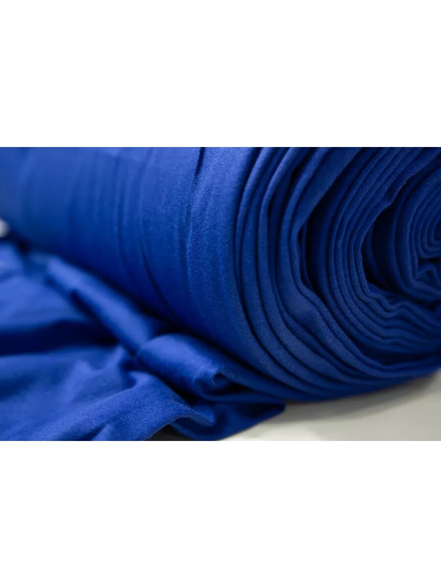 Трикотаж хлопок кулирка электрик