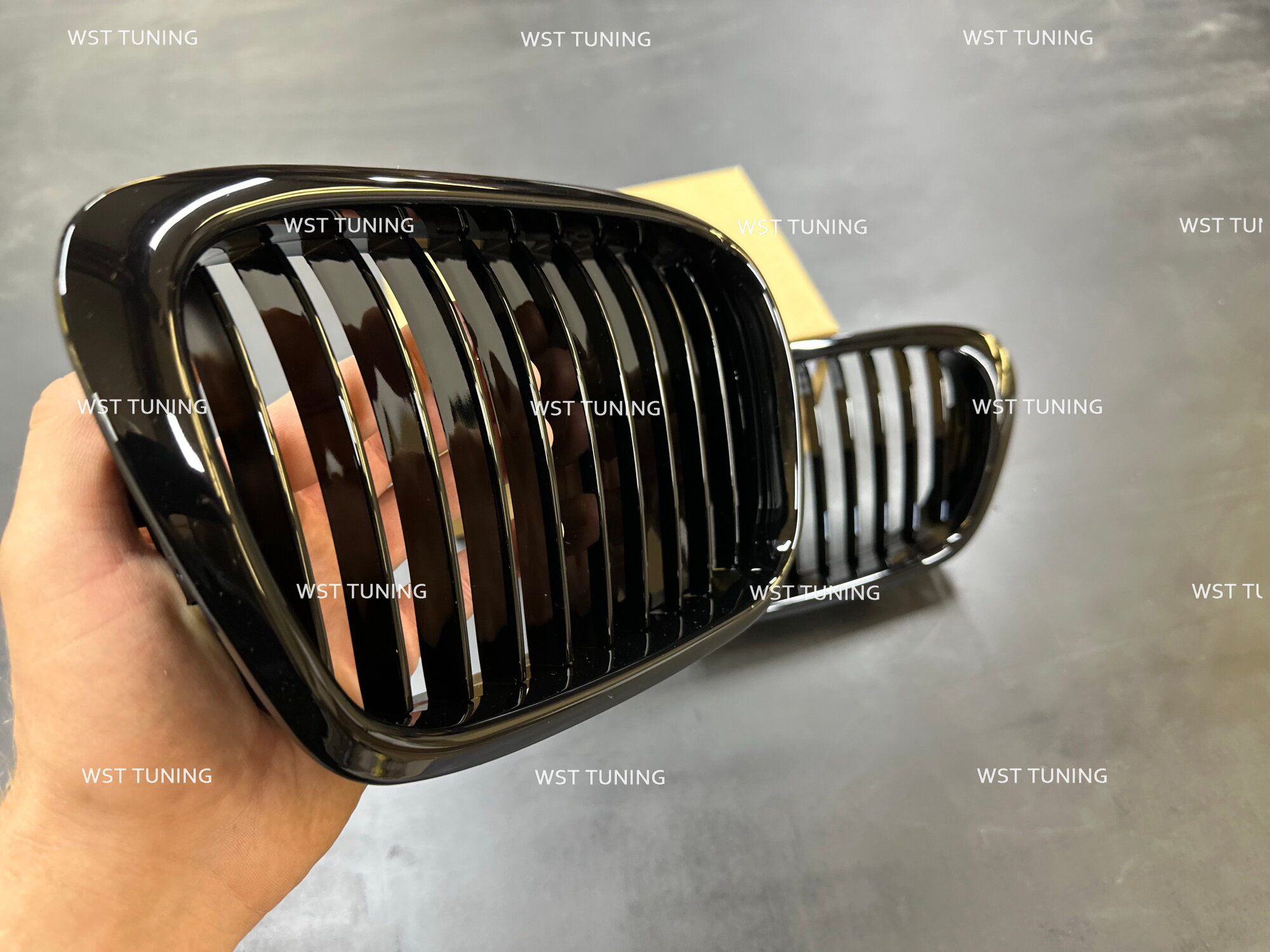 Ноздри bmw e39 черный глянец