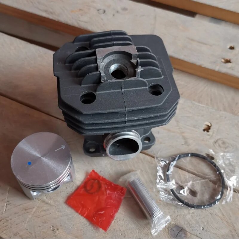 Комплект поршневых цилиндров OM965(48 мм) для бензопил OLEO-MAC 965, zвидлиндер в сборе, кольцевые зажимы KOLBEN в сборе