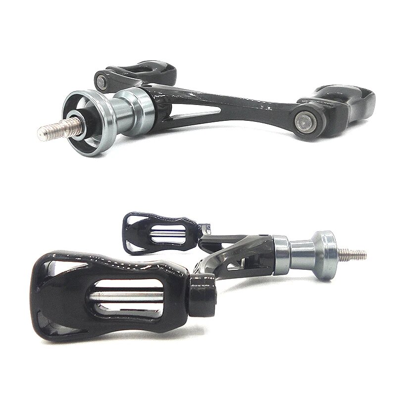 Спиннинговая безынерционная катушка HUWIRO с двойной ручкой