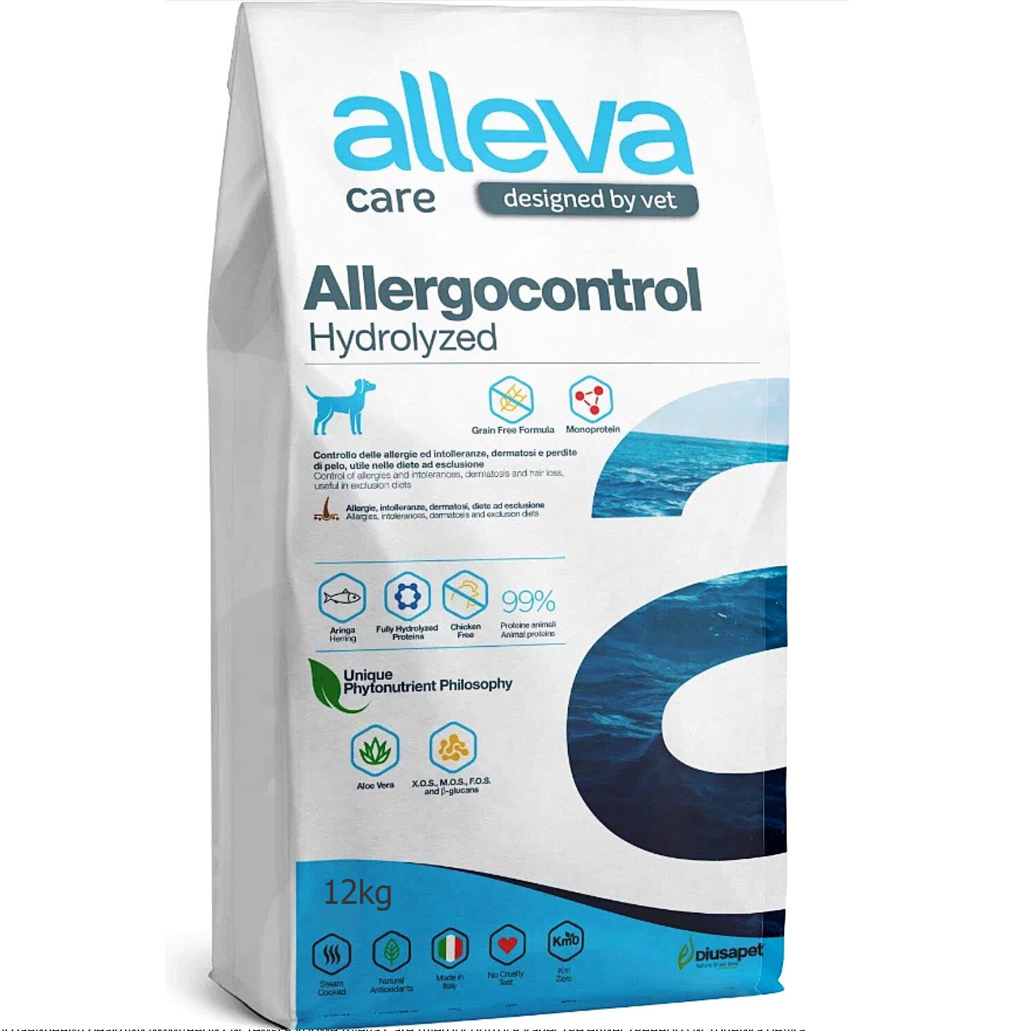 ALLEVA CARE Сухой корм для собак Аллергоконтроль 12кг