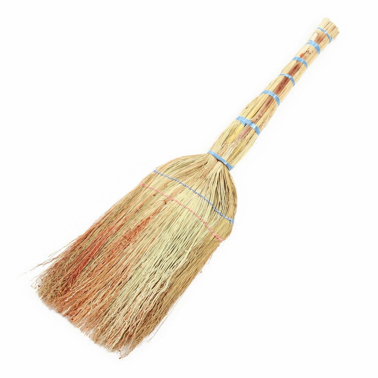 Веник узбекский из сорго 2-х прошивной средний, 72-80 см, ручная работа
