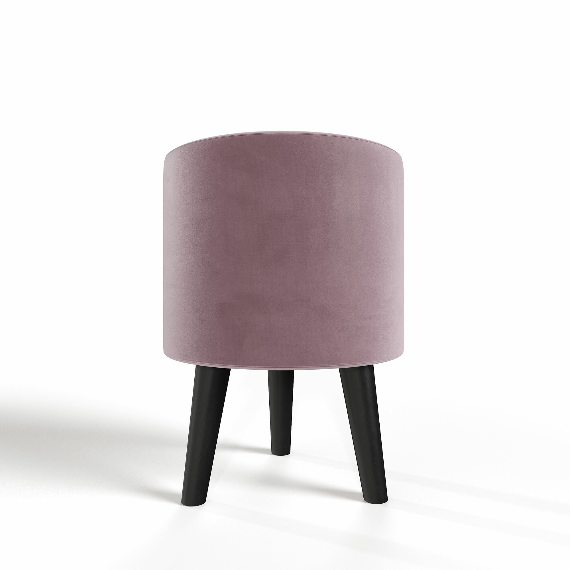 Пуф на трёх высоких ножках Фантазёр Z-9 бледно-розовый