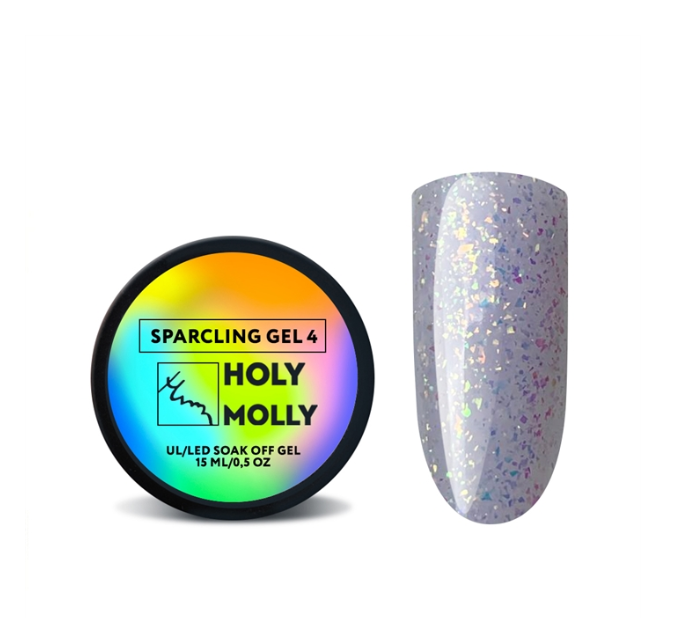 Holy Molly Sparkling gel 4 15ml