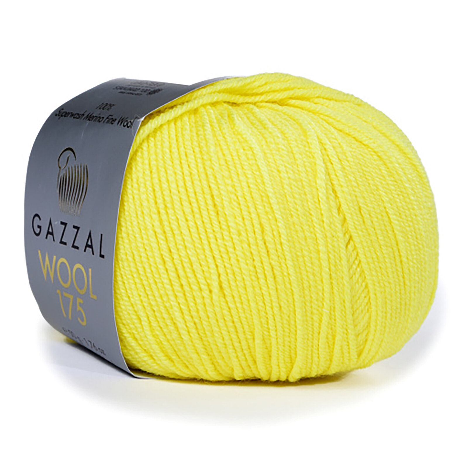 5 Мотков, Gazzal Wool 175, 100% Тонкая шерсть мериноса супервош / 50 гр. - 175 м, Цвет-352