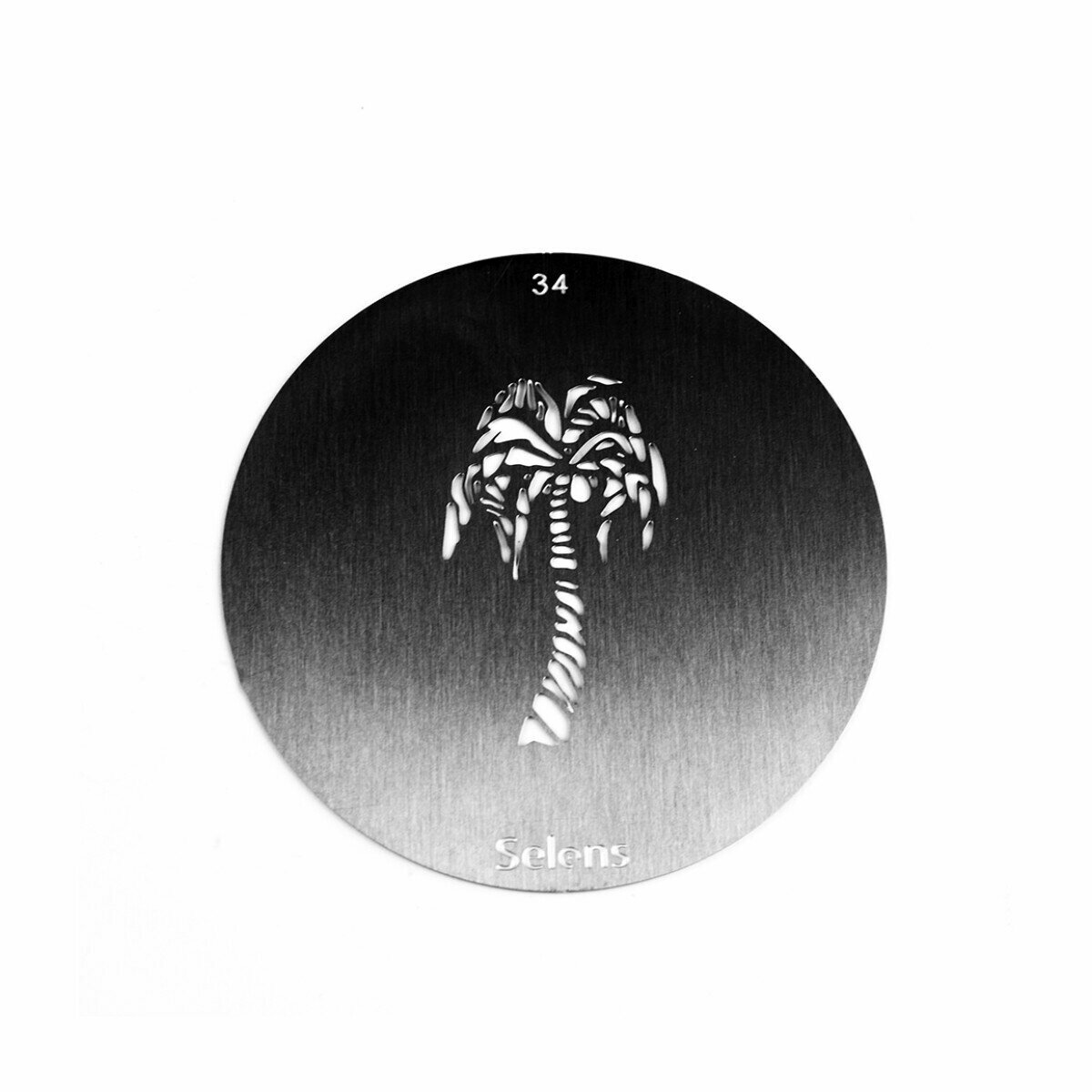 Маска гобо Ø 58 мм пальма Selens 841724 Gobo-34 для оптических насадок