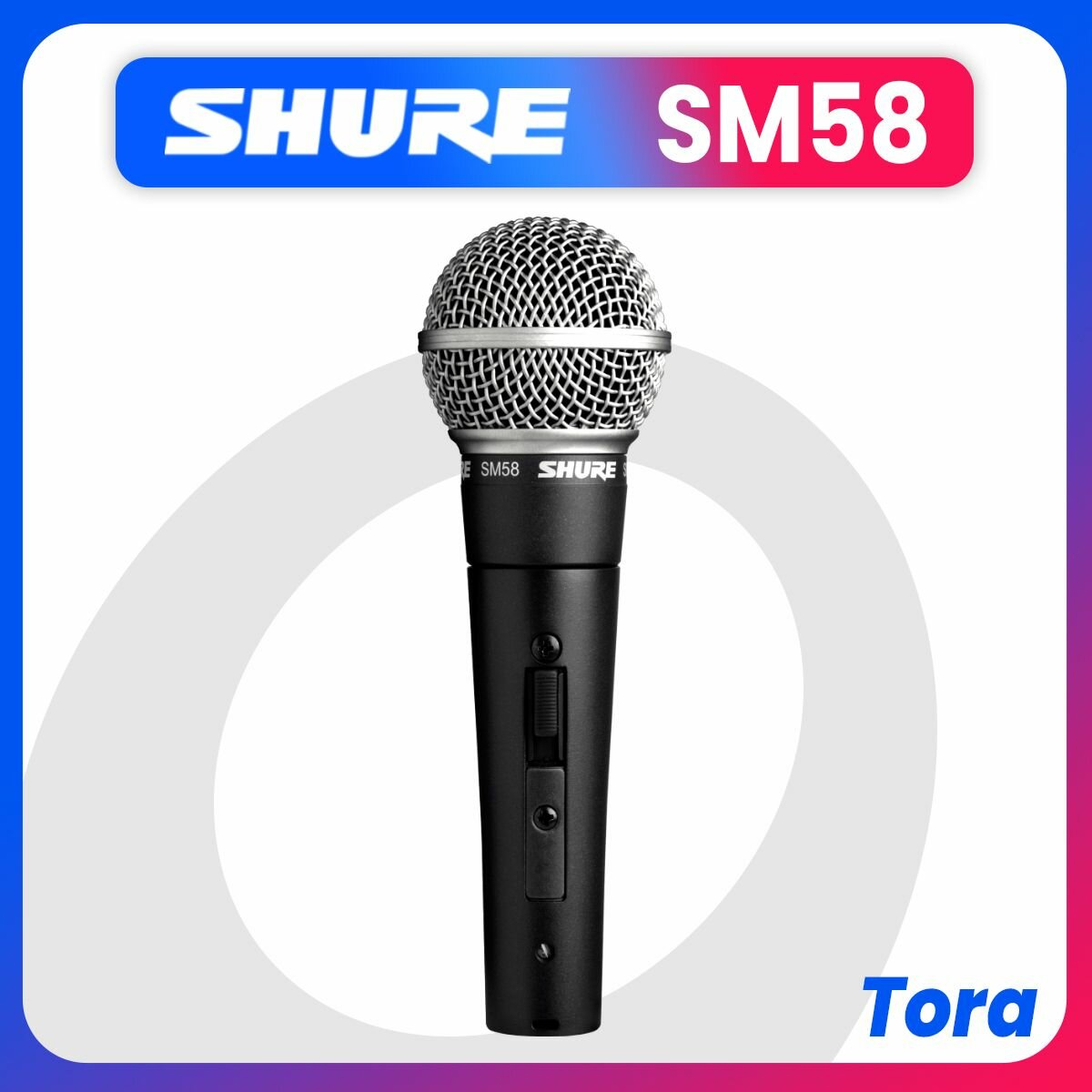 Shure Микрофон для живого вокала SM58-S, черный матовый