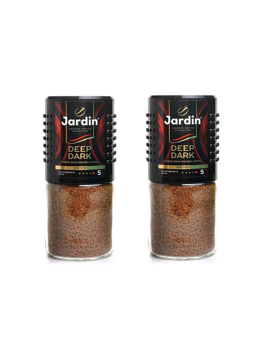 Кофе Jardin Кофе Deep Dark 95гр 2шт сублимированный, арабика /робуста
