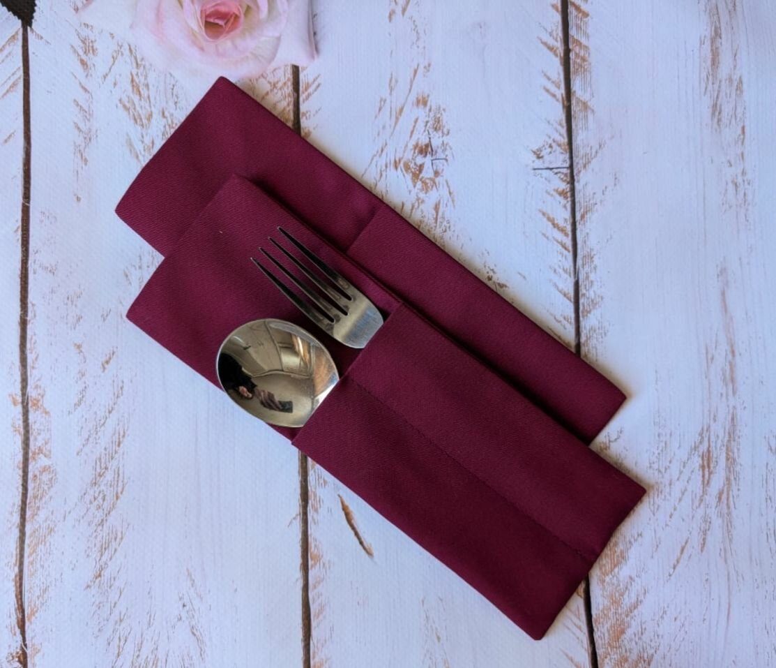 Куверты конверты для столовых приборов 10 штуки.