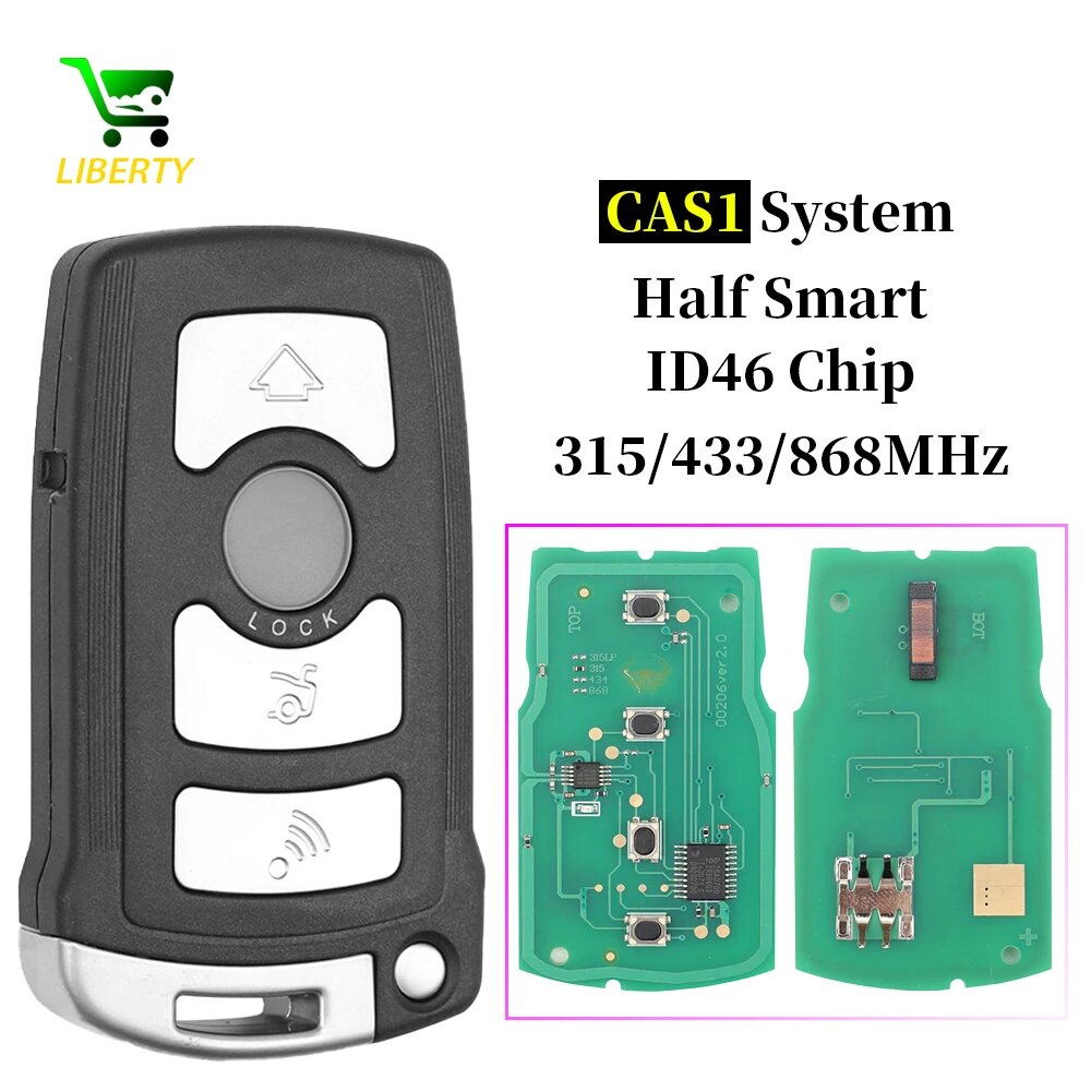 Дистанционный ключ Liberty LX8766S BMW 7 E65/E66 2002-2008, 433MHz