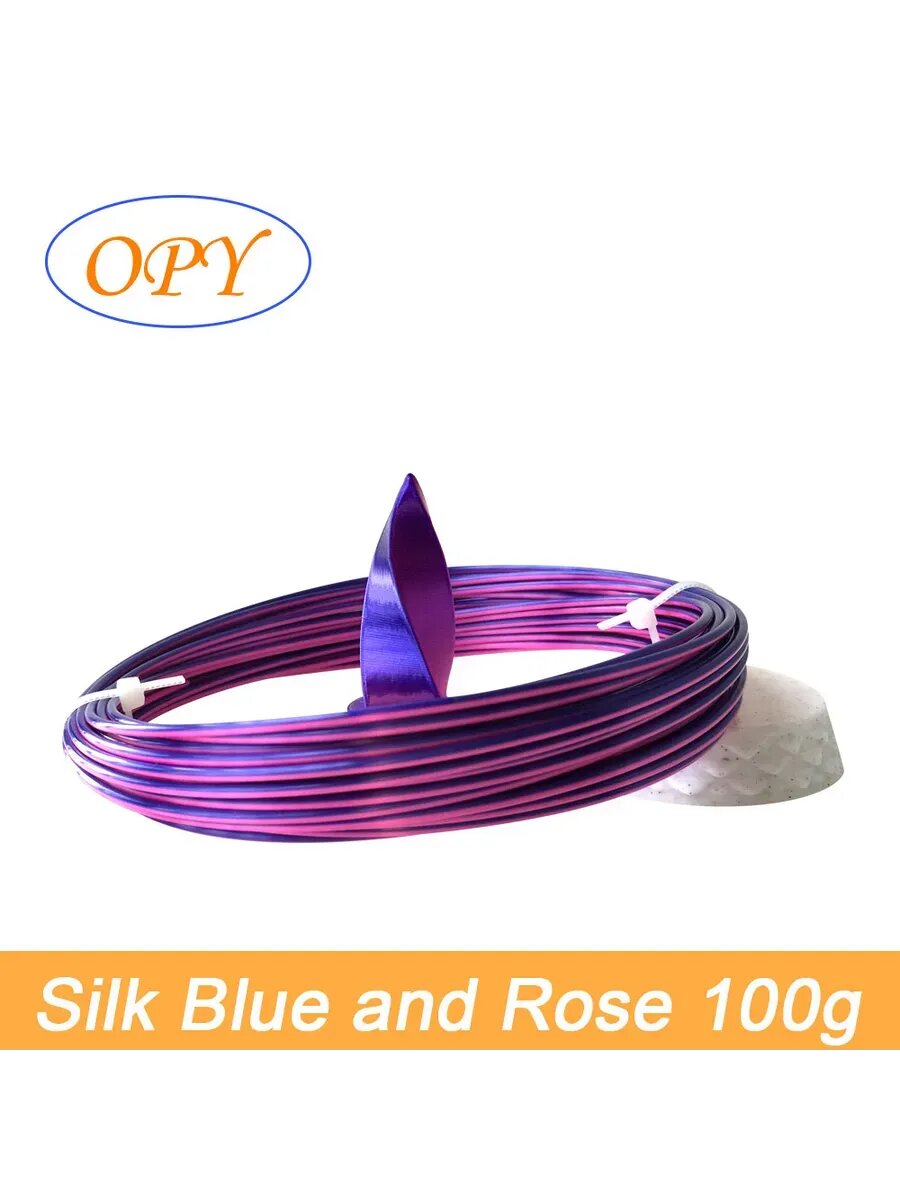 Нить накала 3D-принтера Шелковый двухцветный PLA 100г 175мм два цвета в одной нити