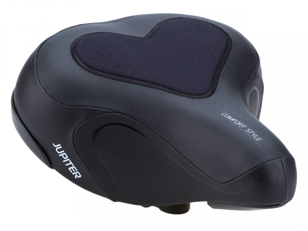 Седло велосипеда VS 03 260х230 мм, с гелем, черное