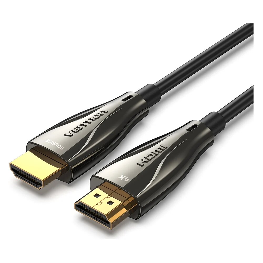 Оптический кабель VENTION HDMI v2.0 19M/19M - 40м. Черный ALABV