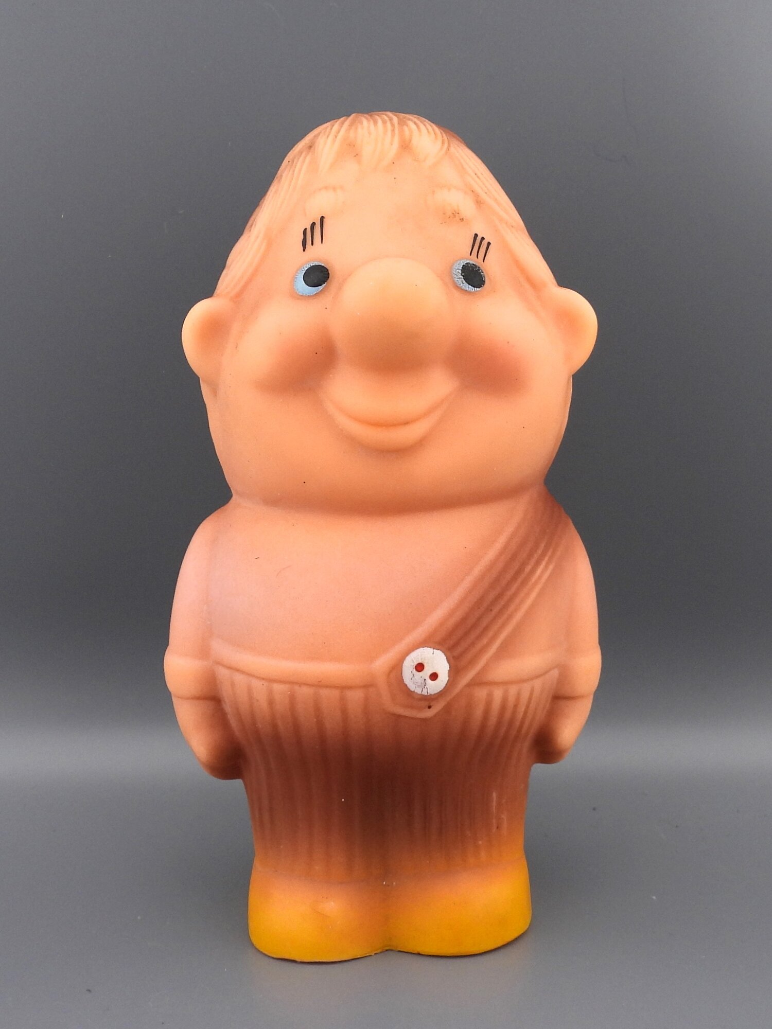 "Карлсон" игрушка резиновая с пищалкой СССР 13 см