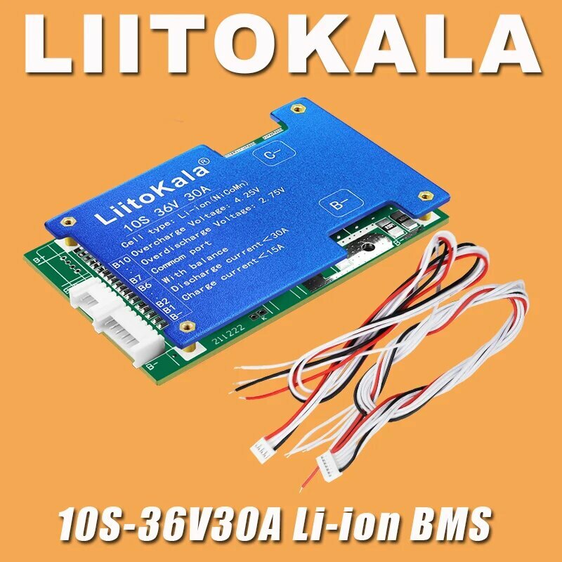 LIitoKala 10S-36V 30A BMS плата защиты