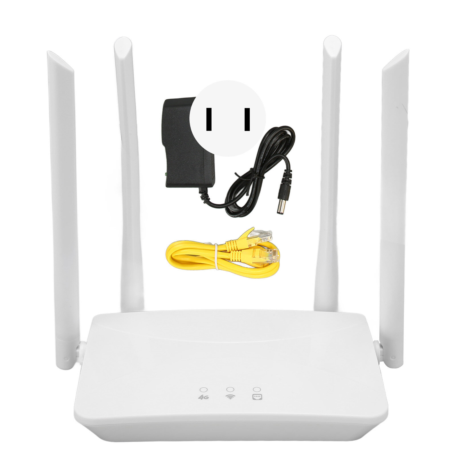 4G LTE Беспроводной маршрутизатор 300 Мбит / с Cat4 Mobile WiFi Hotspot Router с слотом для SIM -карты для европейской области 100–240 В плагин США