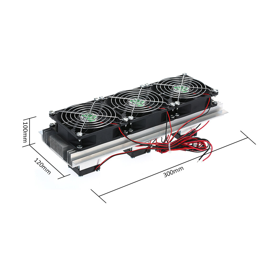 180 Вт трехъядерный термоэлектрический Пельтье система охлаждения воздуха комплект охладитель 3xFan