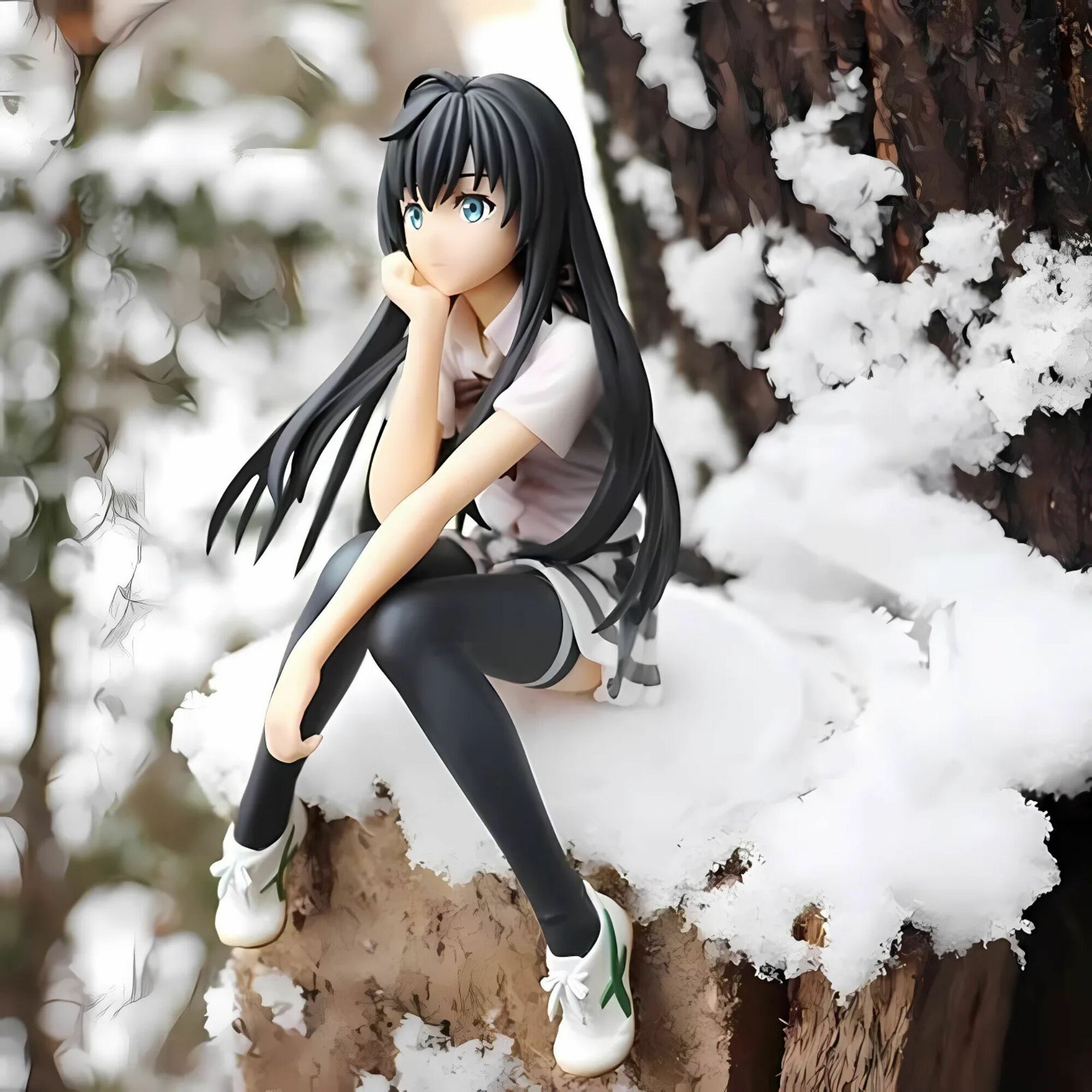 Фигурка Юкино Юкиношита для видеокарты, 13 см, в коробке, аниме декор для ПК