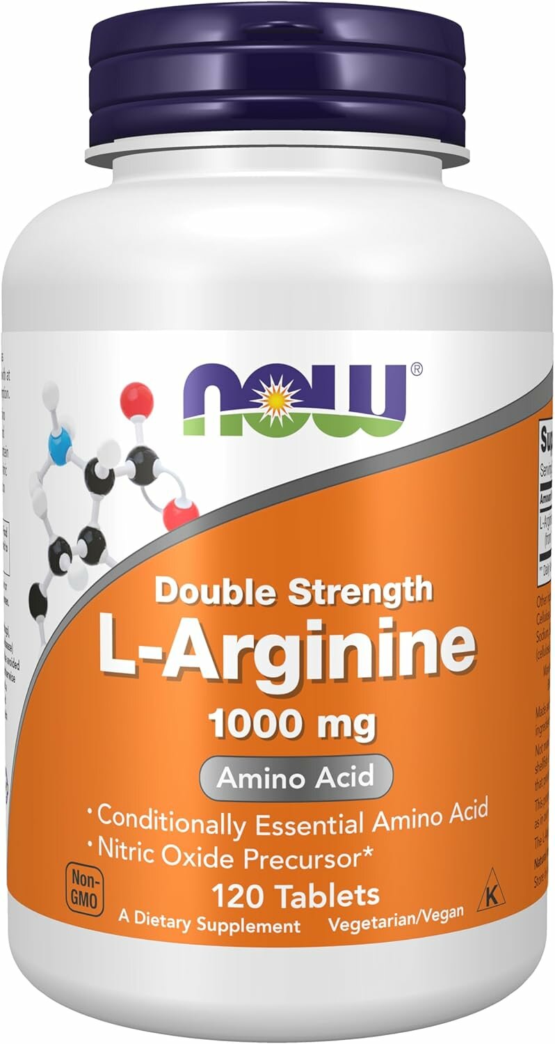 NOW L-Arginine 1000 mg 120 tablets (L-Аргинин)