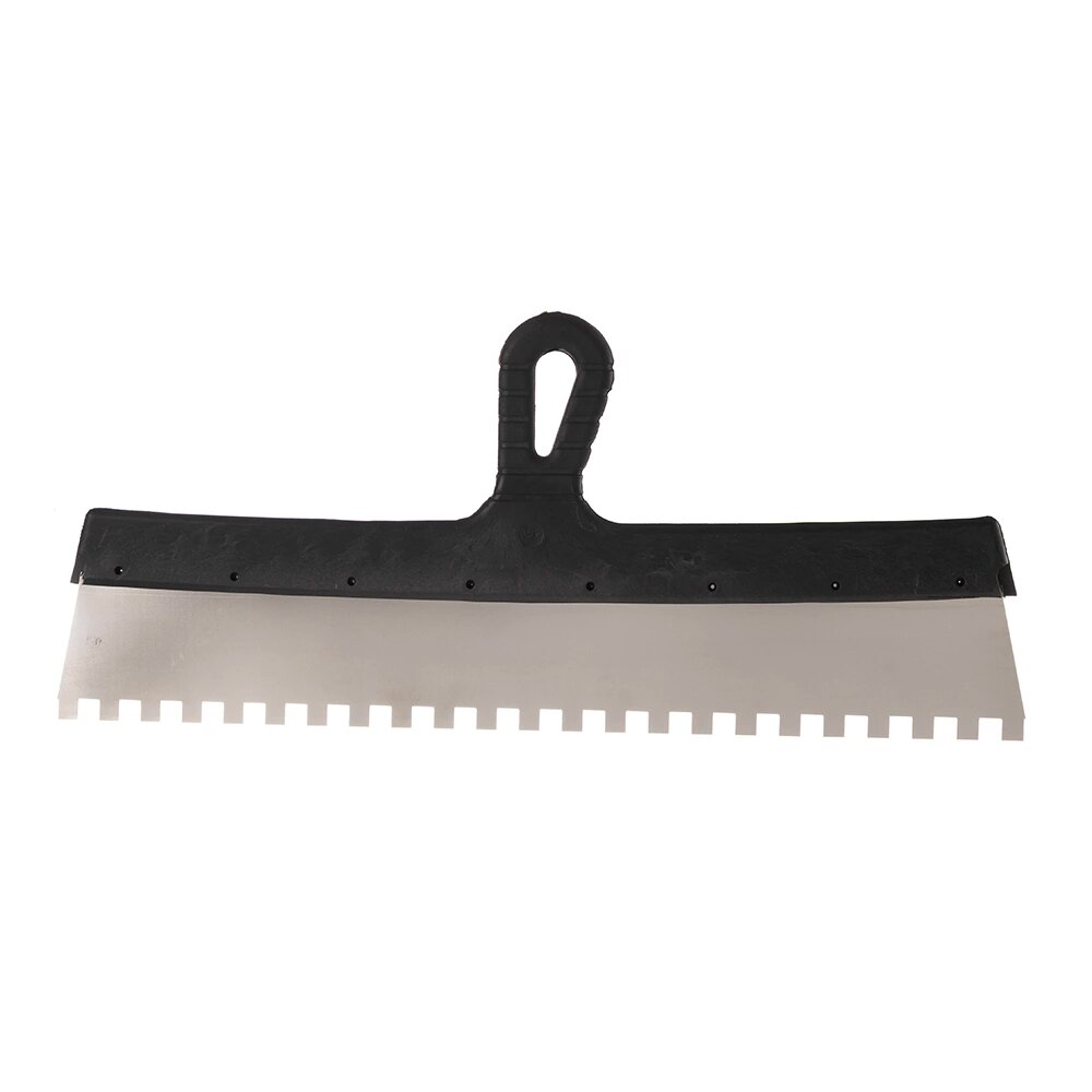 Шпатель зубчатый "Дельта", рабочая ширина 450 мм, нержавеющая сталь, зубцы 10х10 мм